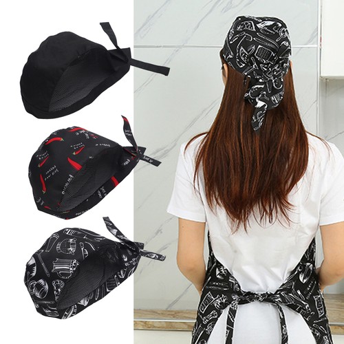 Kitchen Cooking Hat Mesh Prevent Hair Falling Hotel Catering Chef Hat ...