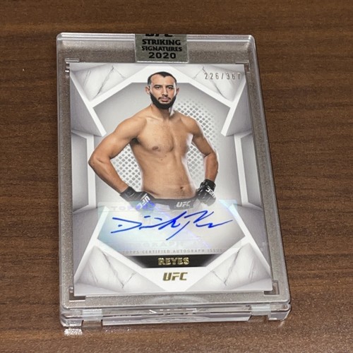 2020 TOPPS UFC DOMINICK REYES AUTO STRIKING SIGNATURES # 226/367 ...
