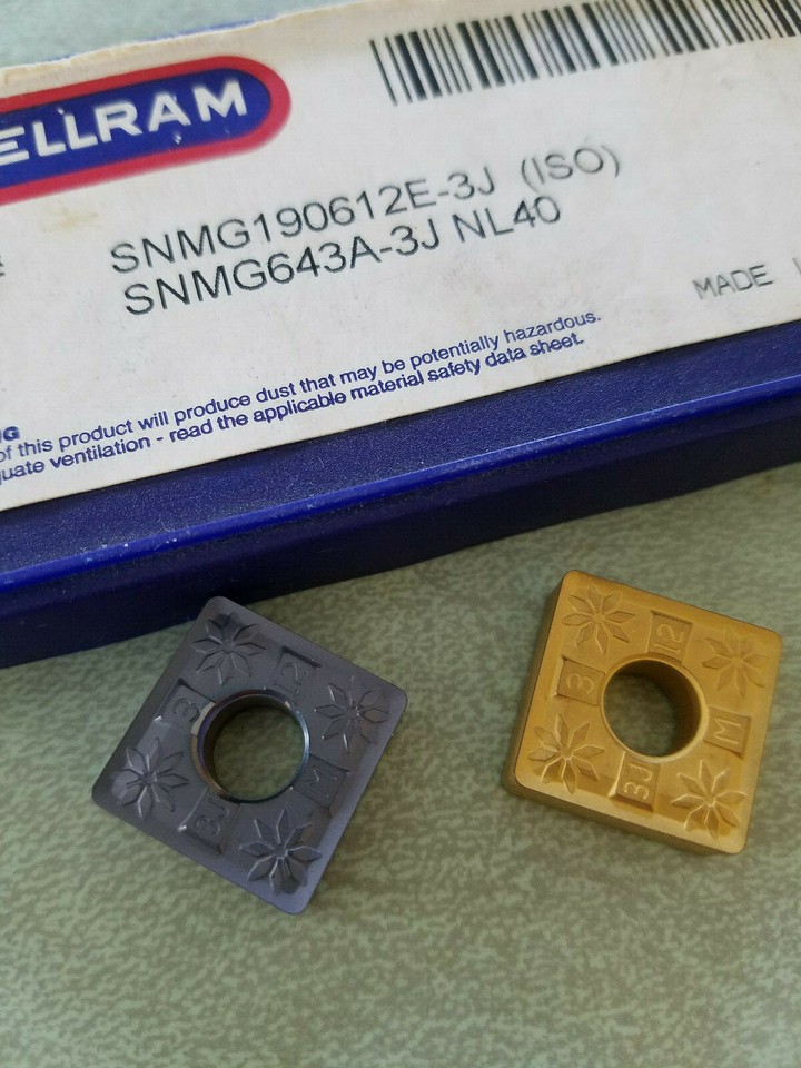 SNMG 643, CARBIDE INSERTS, MIXED GRADES & CHIP BREAKERS, STELLRAM | eBay