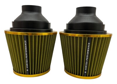 Twin Turbo N54 Dual Cone Air Filter Intake FOR BMW E90 E92 335 535 135 ...