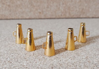 Gold Cheerleader Charm Spirit Cheer Cone Megaphone Pendant Fashion Lot ...