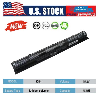 Genuine KI04 K104 Battery for HP Pavilion 14 15 17 800009-421 800049 ...