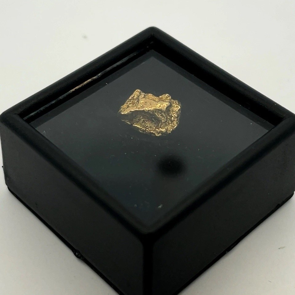 CLEAN 2.2g Alaskan Natural Gold Nugget 22k In Presentation Case XRF ...