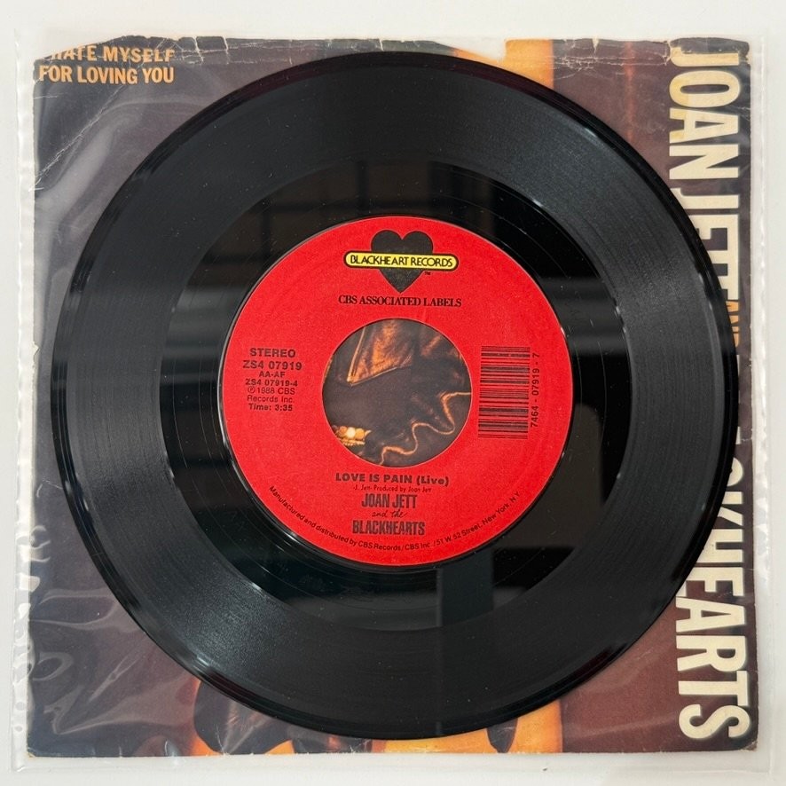 Joan Jett And The Blackhearts - I Hate Myself For Loving You 7" Single 1988 CBS | eBay