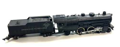 S American Flyer Reading Atlantic 4-4-2 Steam Locomotive 301 with ...