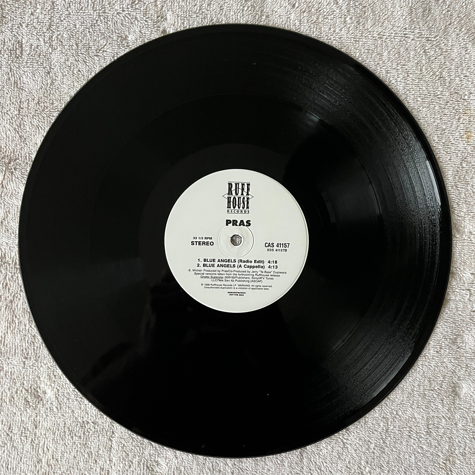 PRAS Blue Angels 1998 Vinyl Maxi-Single Ruffhouse CAS 41157 - VG+ | eBay