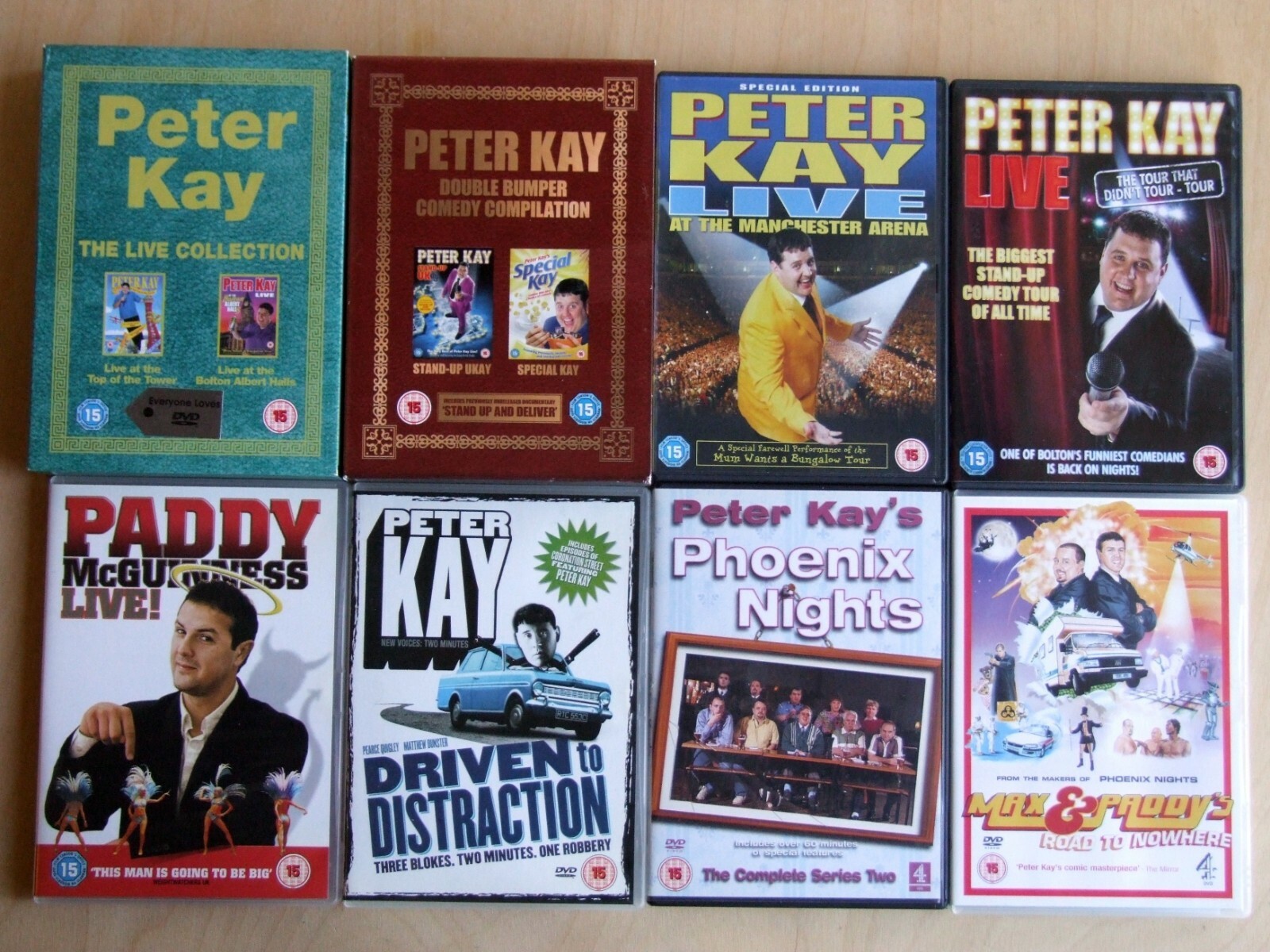 Peter Kay & Paddy McGuinness DVD collection – Phoenix Nights & stand-up ...
