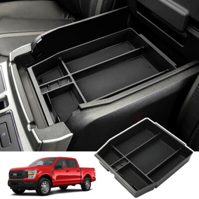 For 2015-2023 Ford F-150 Center Console Organizer Tray Accessories ...