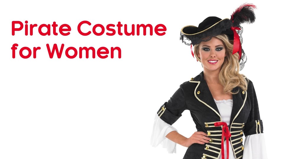 Women`s Deluxe Pirate Wench Costume Ladies Caribbean Captain S - XXL ...