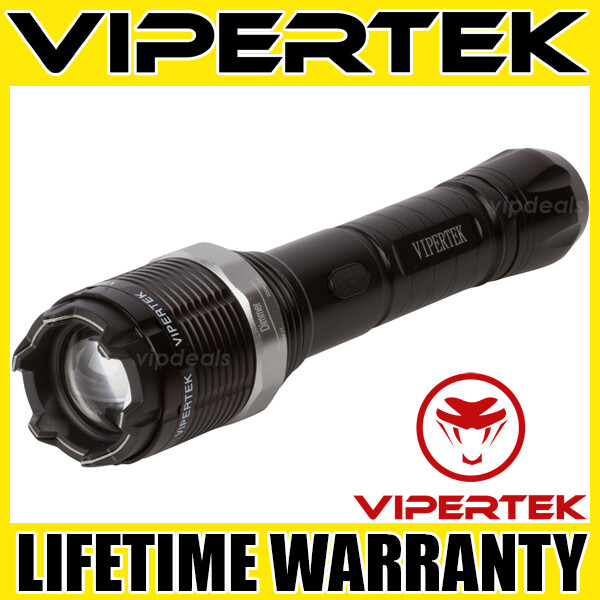 Pistola Taser VIPERTEK Stun Gun With LED Flashlight – Rechargeable ...