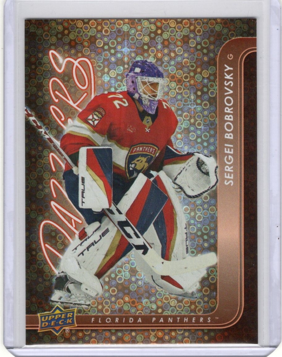 2024-25 Upper Deck Series 1 Orange Dazzlers Sergei Bobrovsky #DZ-17 ...