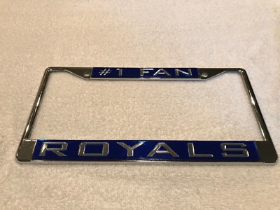 SWEET Kansas City Royals #1 Fan Metal Auto License Plate Surround, NEW ...