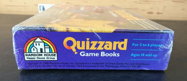 1988 Random House Quizzard Game Books Early Learning Edition for sale ...