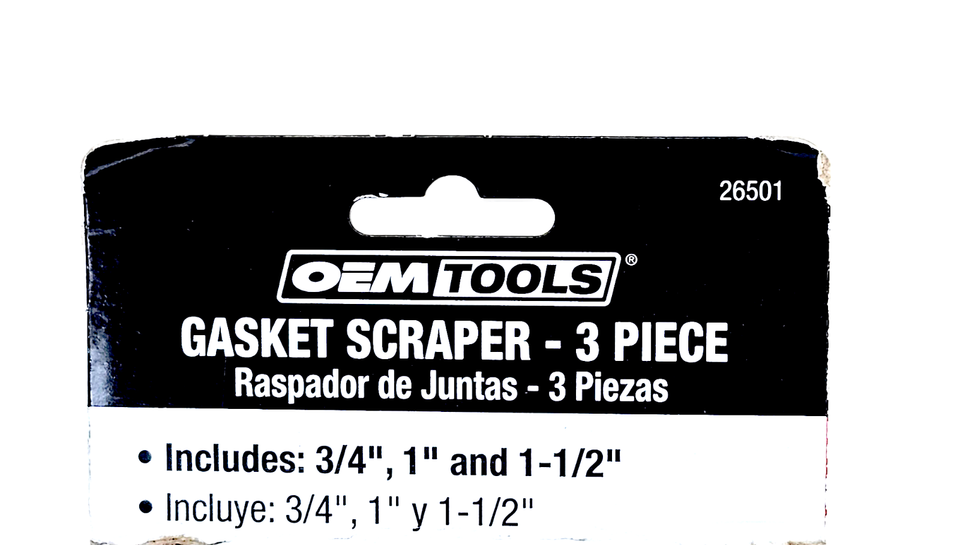 OEMTOOLS 26501 Automotive Gasket Scraper Set, 3-Piece | eBay