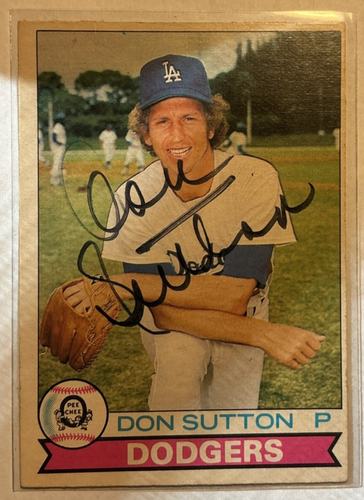 DON SUTTON 1979 O-PEE-CHEE AUTOGRAPHED Auto Hand Signed CARD #80 ...
