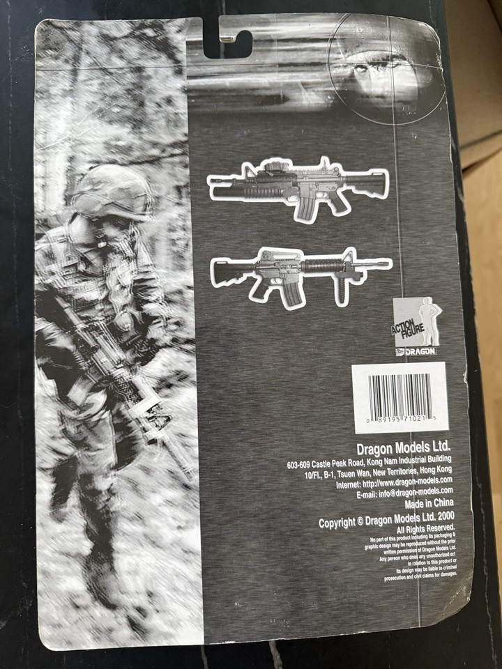 Gi Joe Dragon Marine Army Man Soldier Combat Infantry Iraq USMC M4 ...