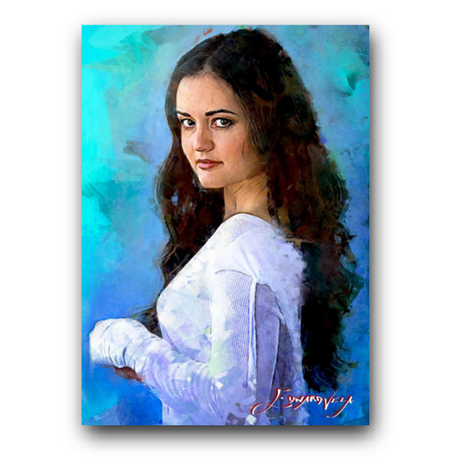 Danica McKellar Art Card Limited 14/50 Edward Vela Signed (Celebrities ...