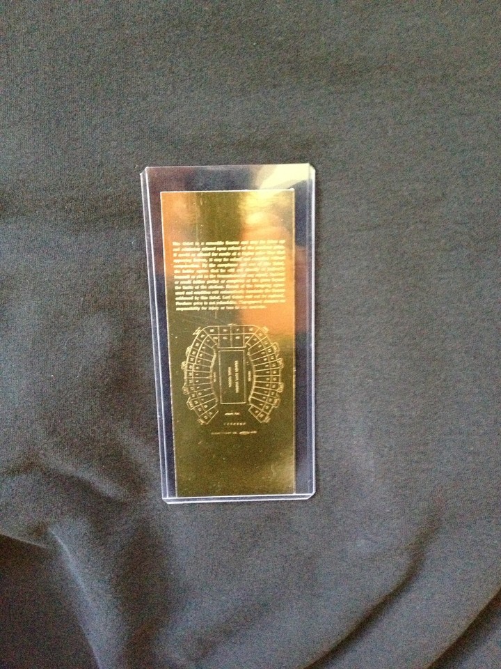 Green Bay Packers vs. Oakland Raiders Super Bowl II 22kt Gold Ticket ...