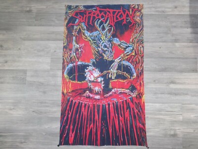 Suffocation Flag Flagge Death Metal Devourment Internal Bleeding ´´ | eBay