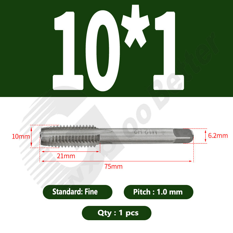 Machine Taps M1 ~ M24 Metric/Imperial Measuring System Manual Tapping ...