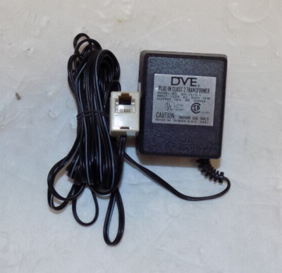 DVE DV-1670-1 Plug-In Class 2 Transformer Power Supply 120V 16W 16V | eBay