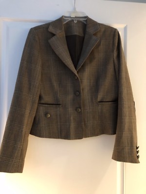womens kenar plaid blazer size 8 | eBay