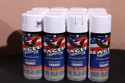 Aervoe S193 Semi-Gloss White Zynolyte Enamel Spray Paint 16 oz. Cans ...