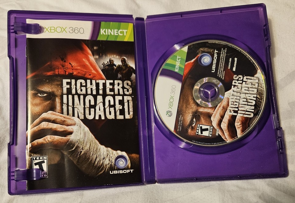Fighters Uncaged (Microsoft Xbox 360, 2010) Kinect Fighting Video Game ...