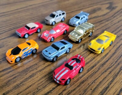 Lot of 9 2004 Playmates Micro Mini Speedeez Roller Ball Cars Gold ...