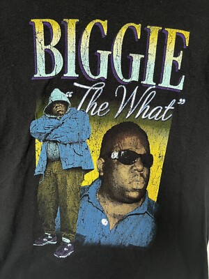 Vintage Style The Notorious B.I.G. “Biggie The What” Graphic T-Shirt ...