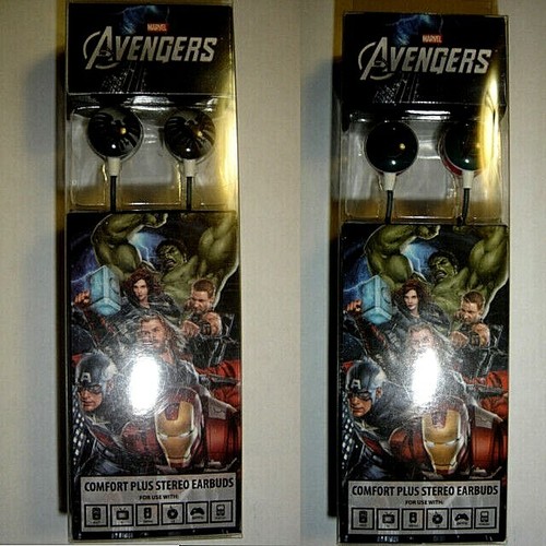 Marvel Avengers Earbuds Comfort PLUS Stereo Earphones Sleek Design MVL ...
