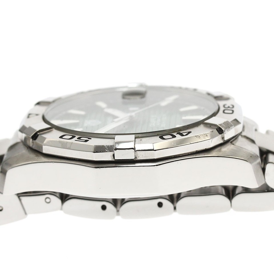 TAG HEUER Aqua racer WAY2015 Caliber 5 green Dial Automatic Men's Watch ...