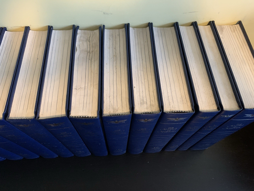 The Annals of America 21 Volume Encyclopedia - Blue Set - Hardcover | eBay