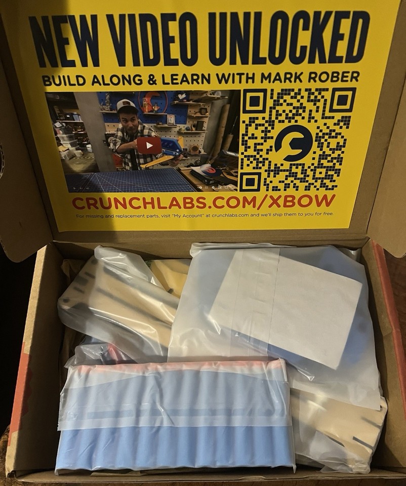 Crunch Labs By Mark Rober S.T.E.M Build Box - Repeating X Bow Kit | eBay