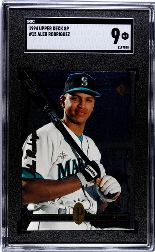 1994 Upper Deck SP Foil #15 Alex Rodriguez Rookie Card RC Mariners SGC ...