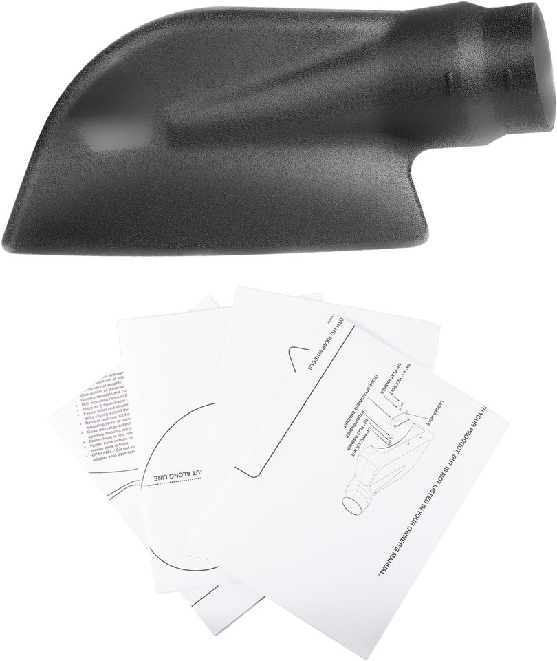 69861 Lawn Mower Vacuum Deck Boot Chute Adapter for Agri-Fab Mow-N-Vac ...