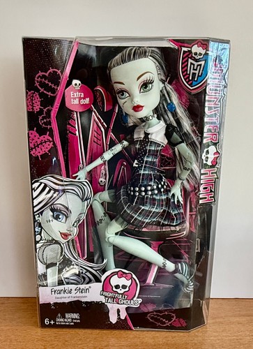 MONSTER HIGH Frankie Stein Frightfully Tall Ghouls Extra Tall Doll New ...