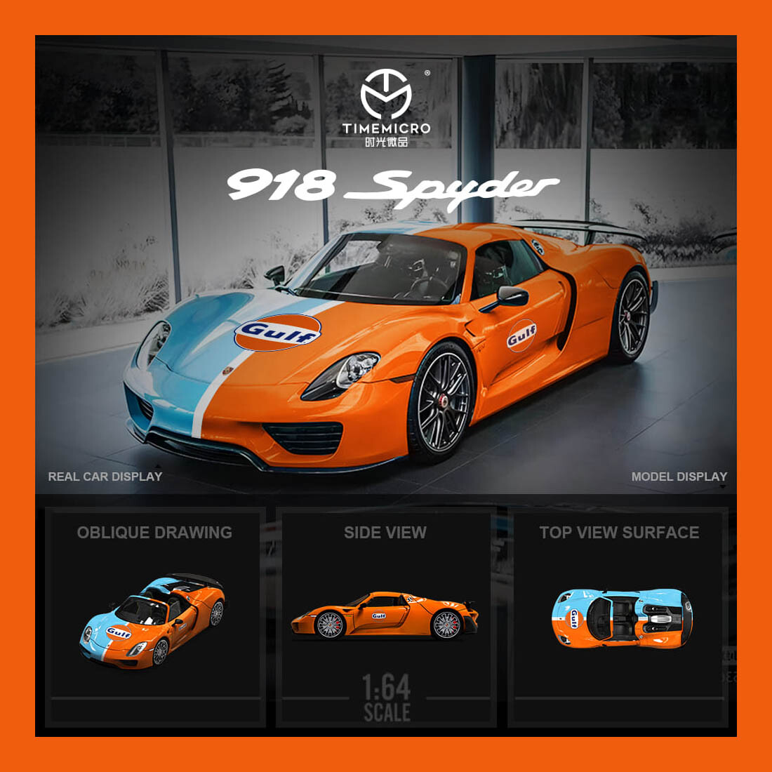 OCT 2024 TM 1/64 Porsche 918 Spyder GULF NO FIGURE | eBay OCT 2024 TM 1/64 Porsche 918 Spyder GULF NO FIGURE | eBay