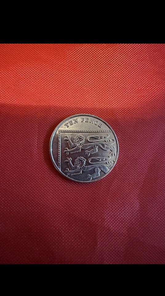 Royal Mint ERROR 2014 Broadstruck Collar Error 10p Ten Pence Coin ...