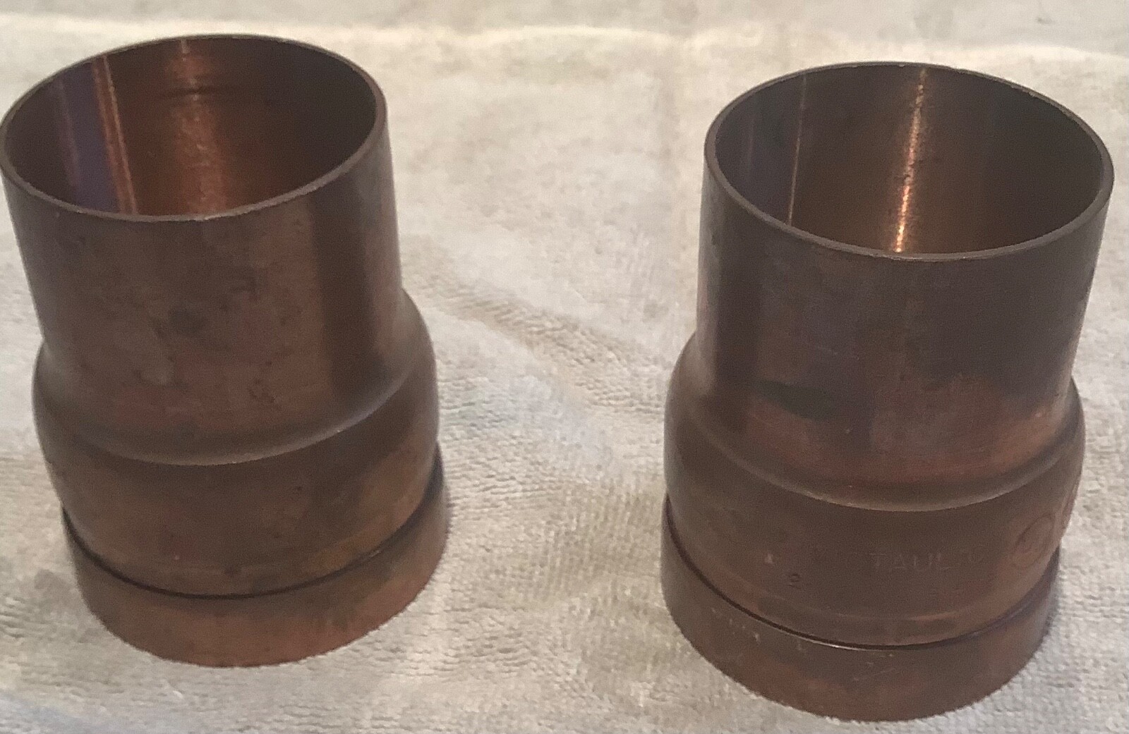 VICTAULIC No. 652 2-1/2”x 2” Grooved Copper Concentric Reducer groove x ...