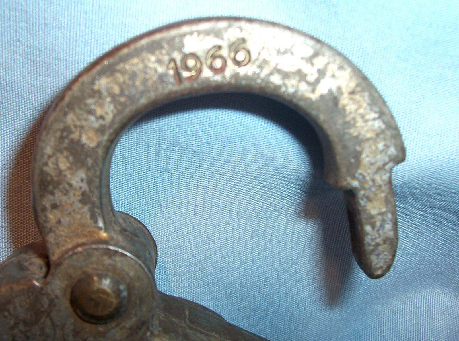 PENNSYLVANIA RAILROAD PRR 1966 SLAYMAKER LANC PA Switch Padlock Signal ...