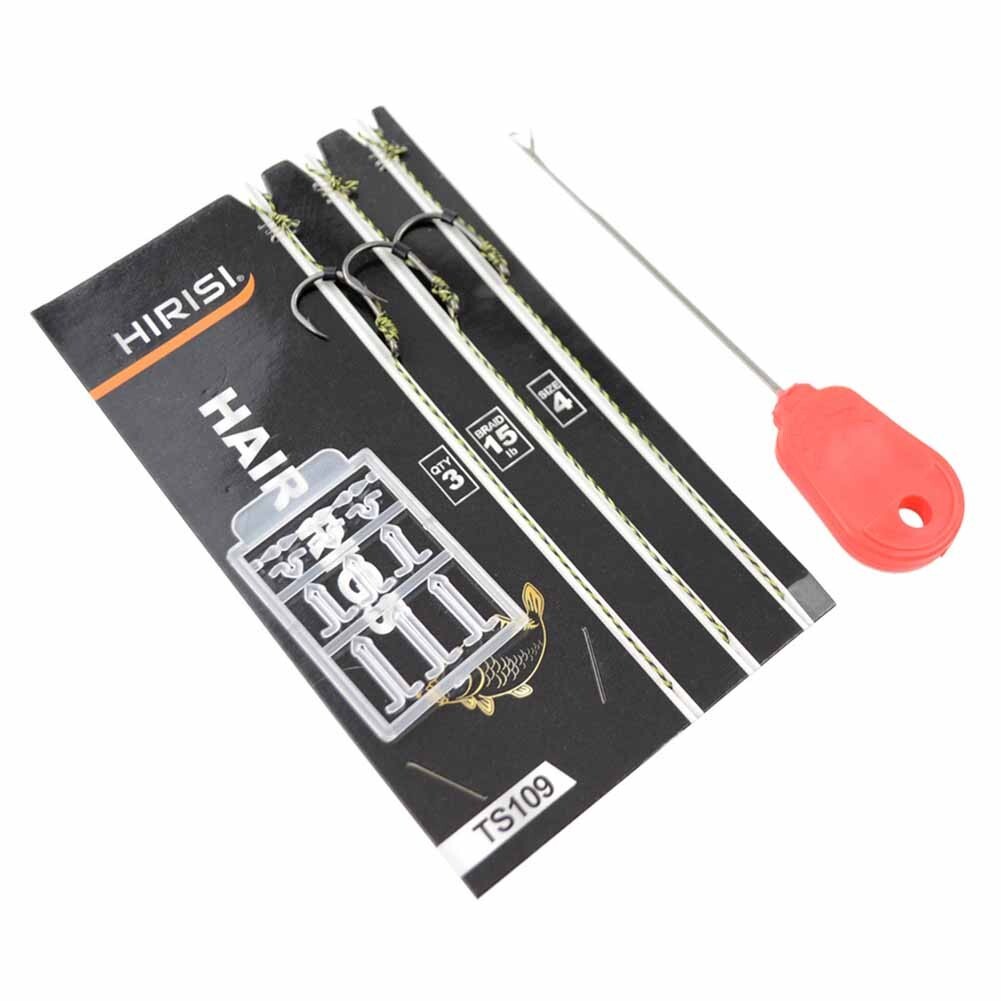 Easy to Tie Carp Rigs with Clear Plastic Boilie Stops and Fluorocarbon ...