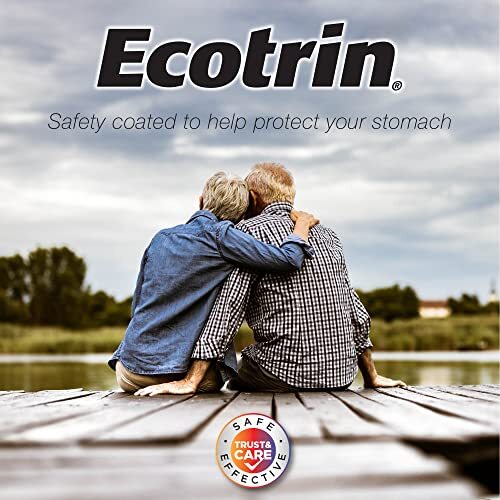 Ecotrin Low Strength Aspirin, 81mg Low Strength, 365 Safety Coated ...