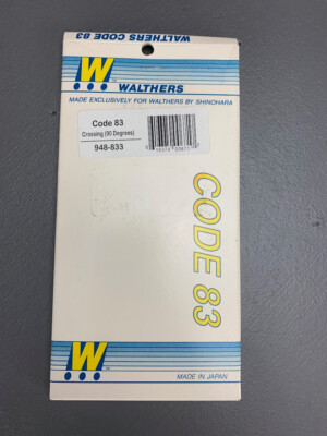 HO Walthers 948-833 Crossing 90 Degrees Nickel Silver NIB! HO SR | eBay