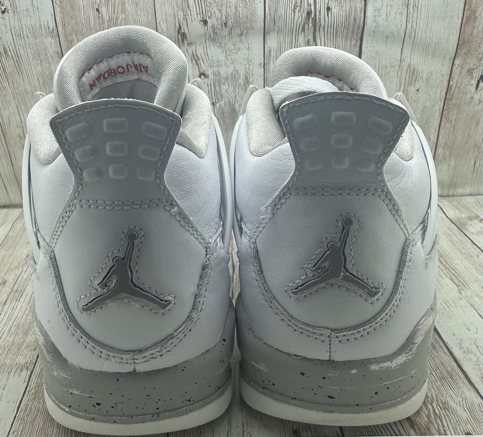 Nike Air Jordan 4 Retro Mid White Oreo Jordan Oreo DJ4699-100 Size 4Y ...
