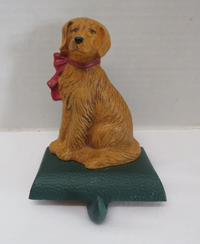 EDDIE BAUER Golden Retriever Dog Christmas Stocking Hanger | eBay