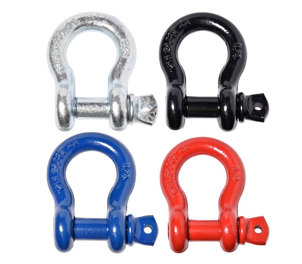 D Ring Shackle AUTMATCH 3/4" D Ring Mega Shackles With 7/8" Screw Pin