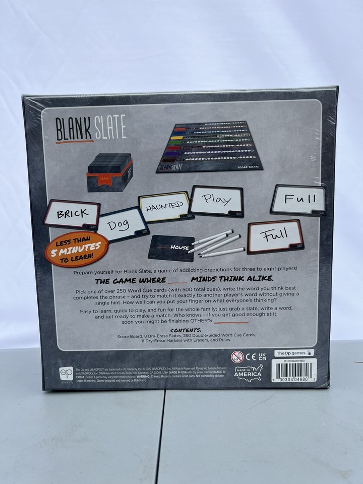 Blank Slate - The Game Where Great Minds Think Alike | Fun Family ...