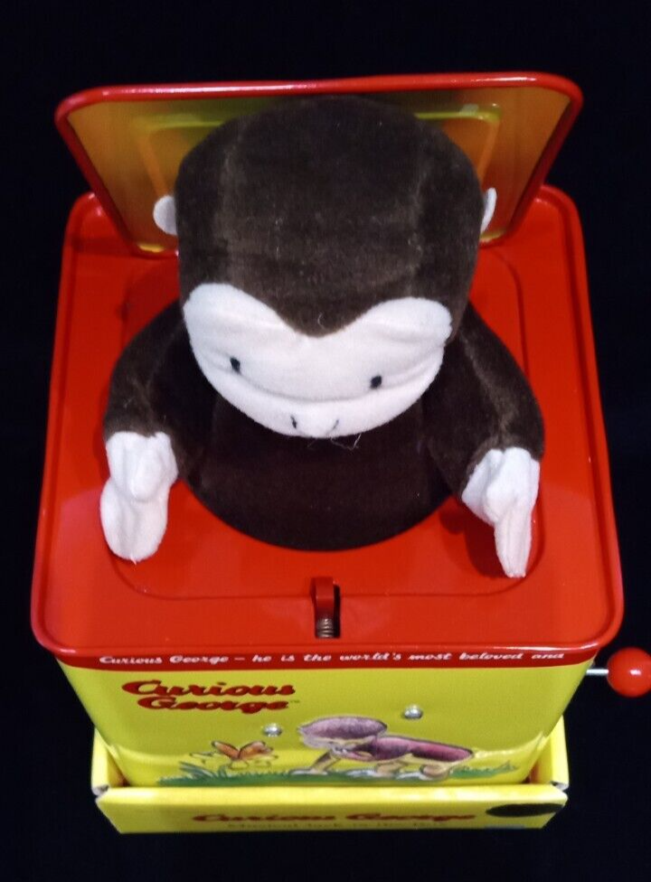 Schylling Classic Curious George Musical Jack in the Box Toy for sale ...
