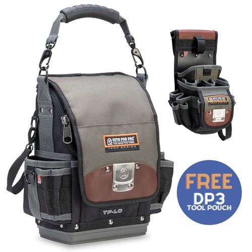 Veto Pro Pac TP-LC Tech Tool Pouch Bag Lots Pockets For Storage Tough ...